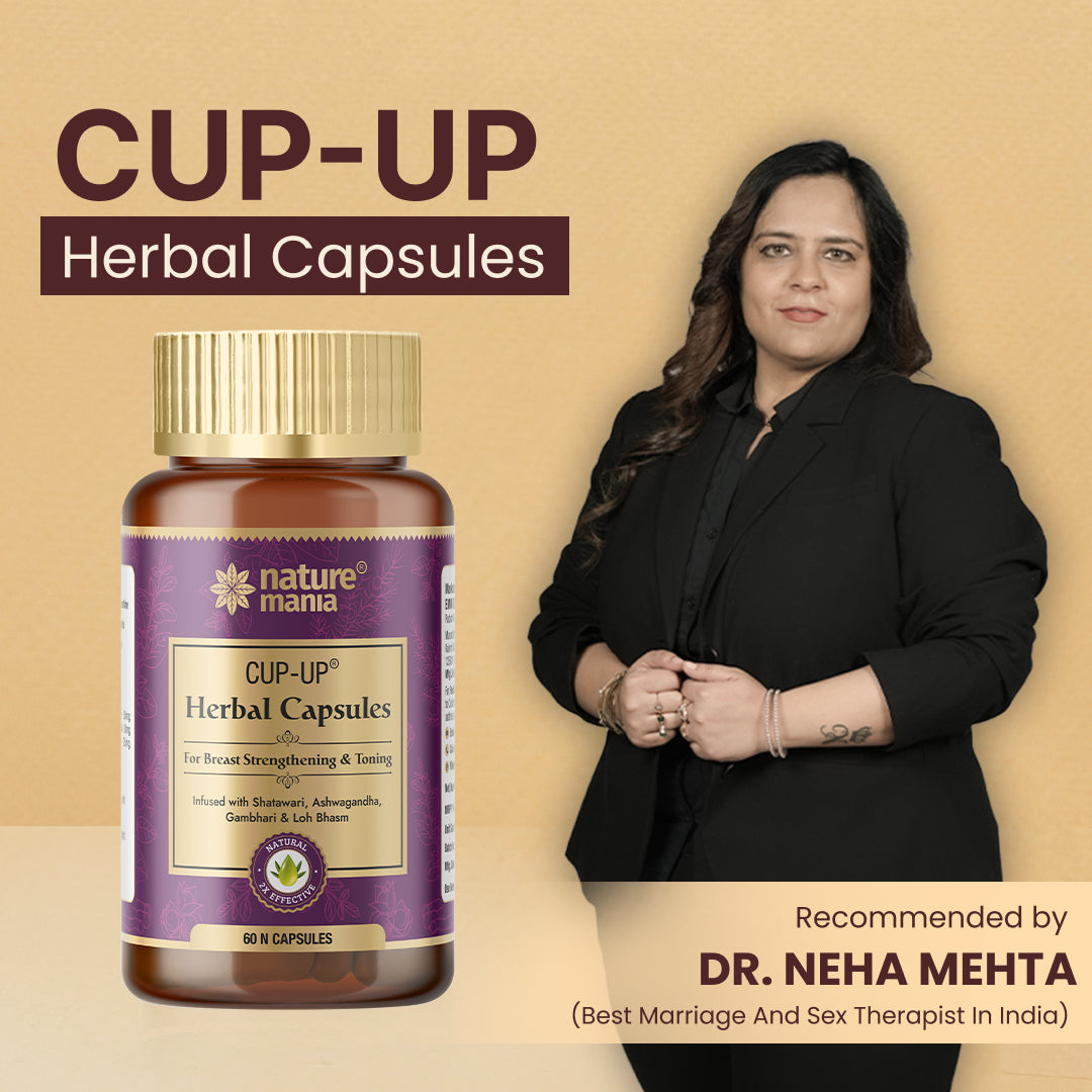 Cup Up Capsules | Ayurvedic Breast Enhancer for Size & Firmness – NatureMania