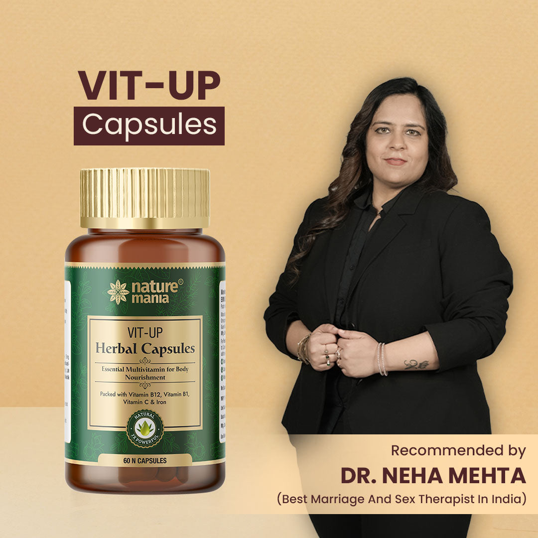 Nature Mania Vit-up Capsule (Vit D and Vit B12 Multivitamin) - 60 Capsules – NatureMania