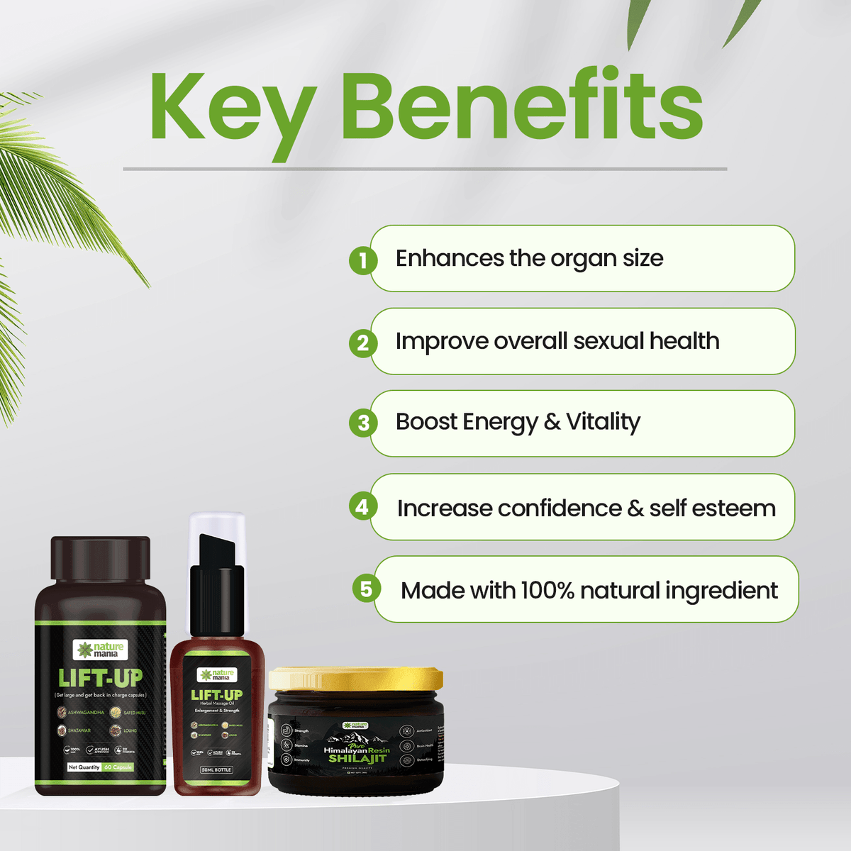 Nature Mania Boost-Up Combo | Ayurvedic Energy & Stamina Booster ...