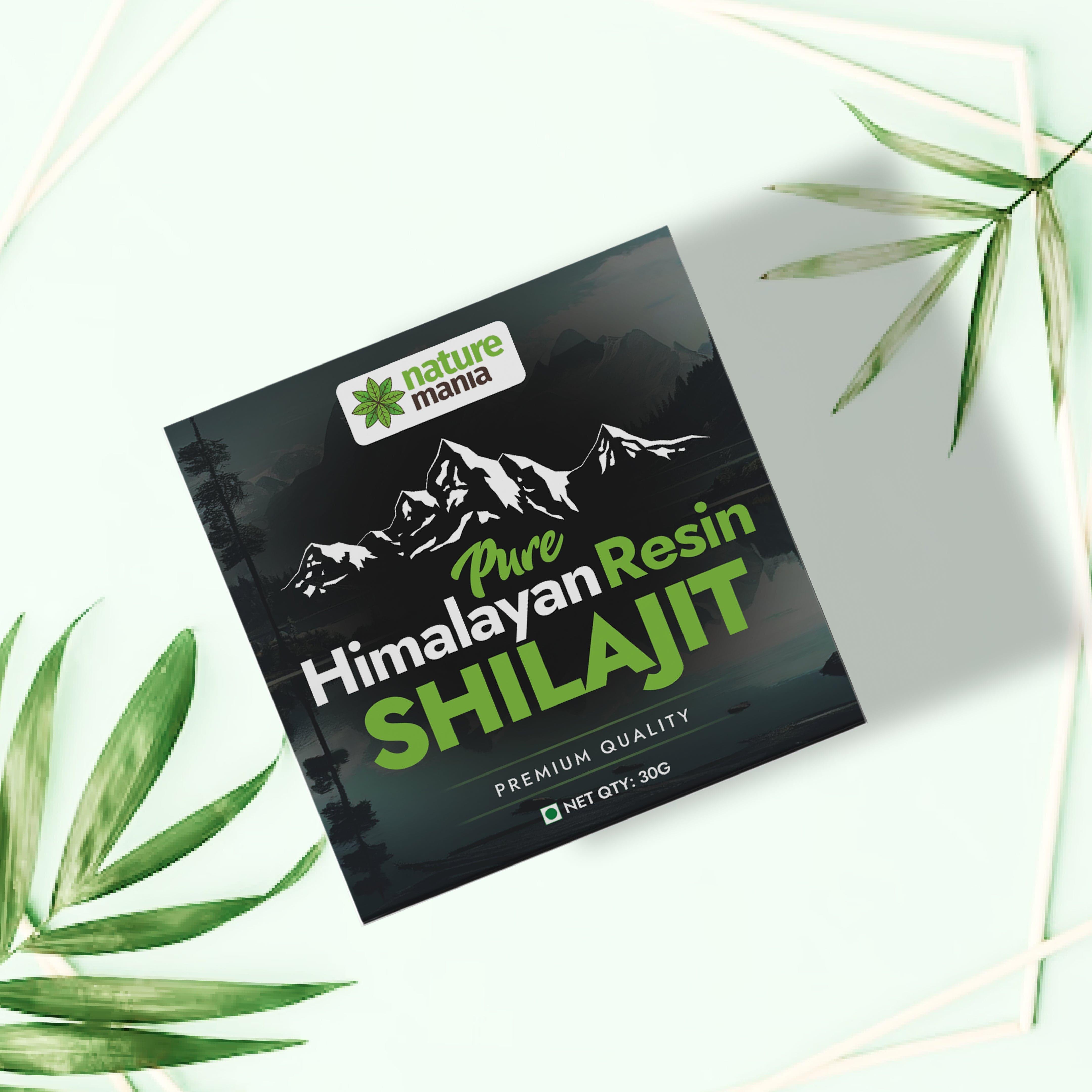 Nature Mania Pure Himalayan Shilajit Resin - 30 gm | For Men and Women ...