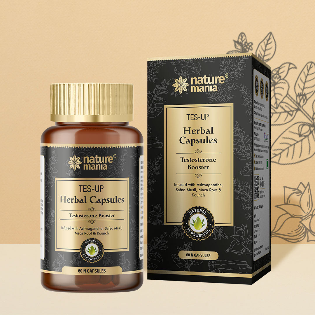 Nature Mania Tes-up Capsules (Male & Female Testo Booster) - 60 ...